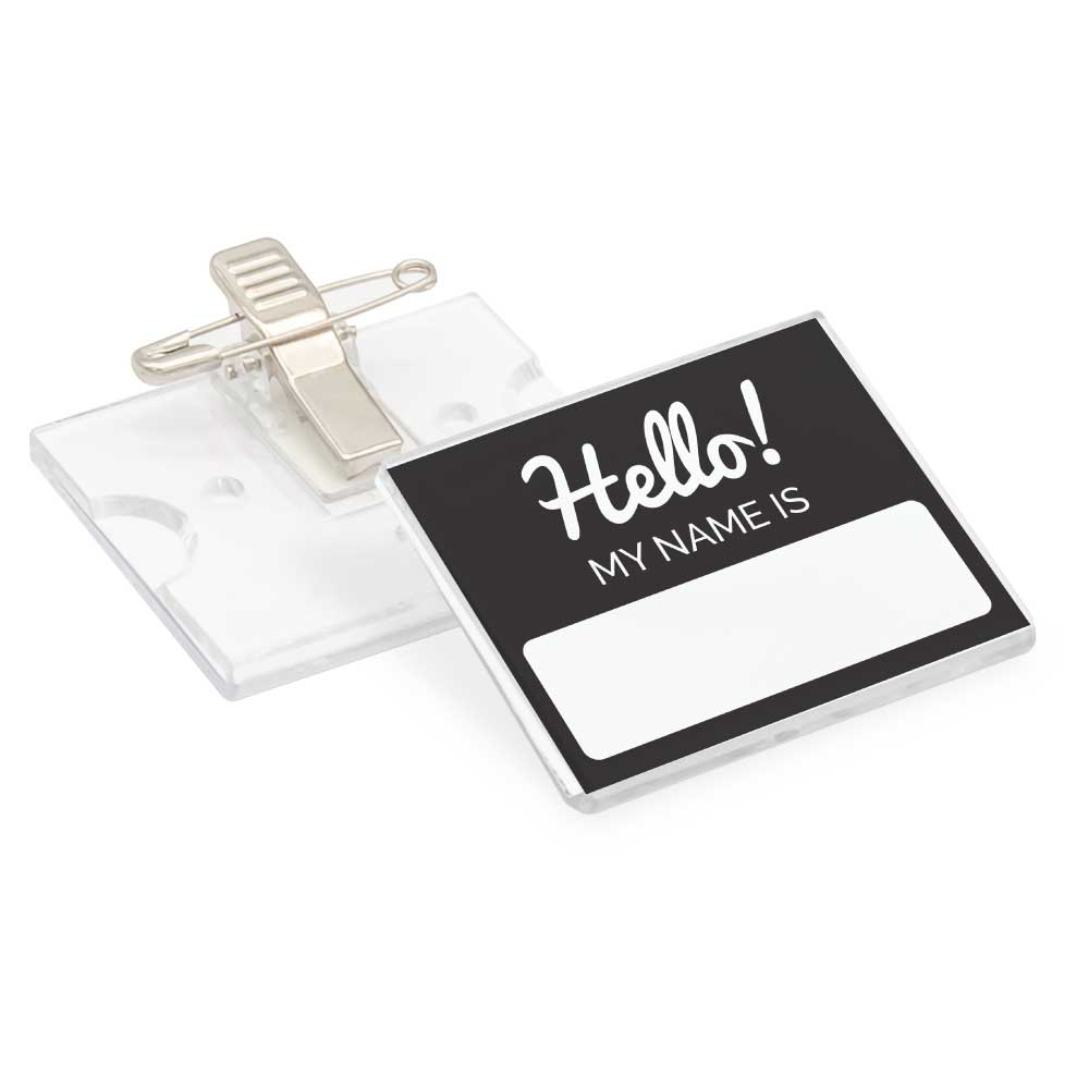 Reusable Acrylic Name Badges | Promotional Products Germany ...