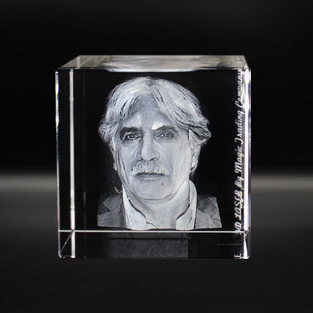 3D Square Crystals with custom Print | Promotional Products Germany ...