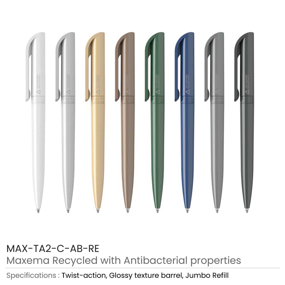 Antibacterial Recycled Pens | Promotional Products Germany ...