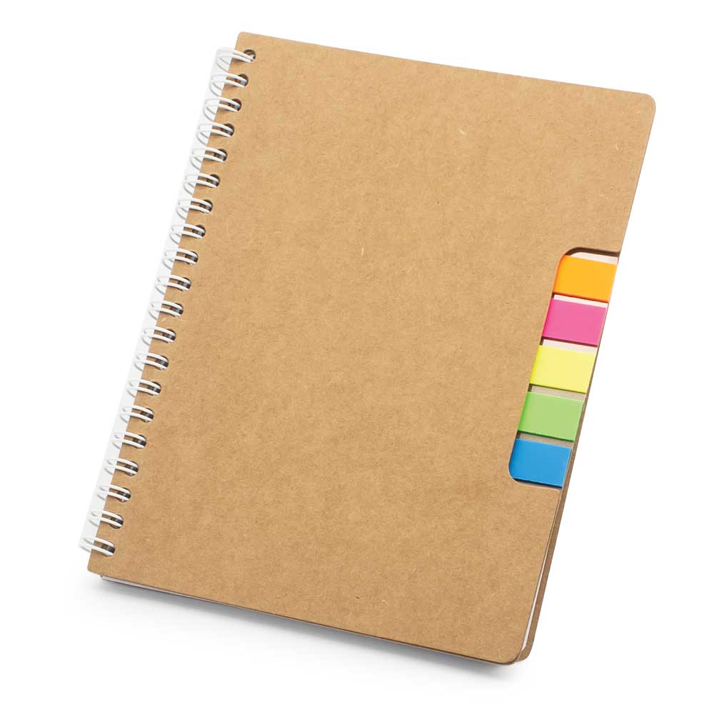 Branded Spiral Notebooks with Sticky Note and Pen | Promotional ...